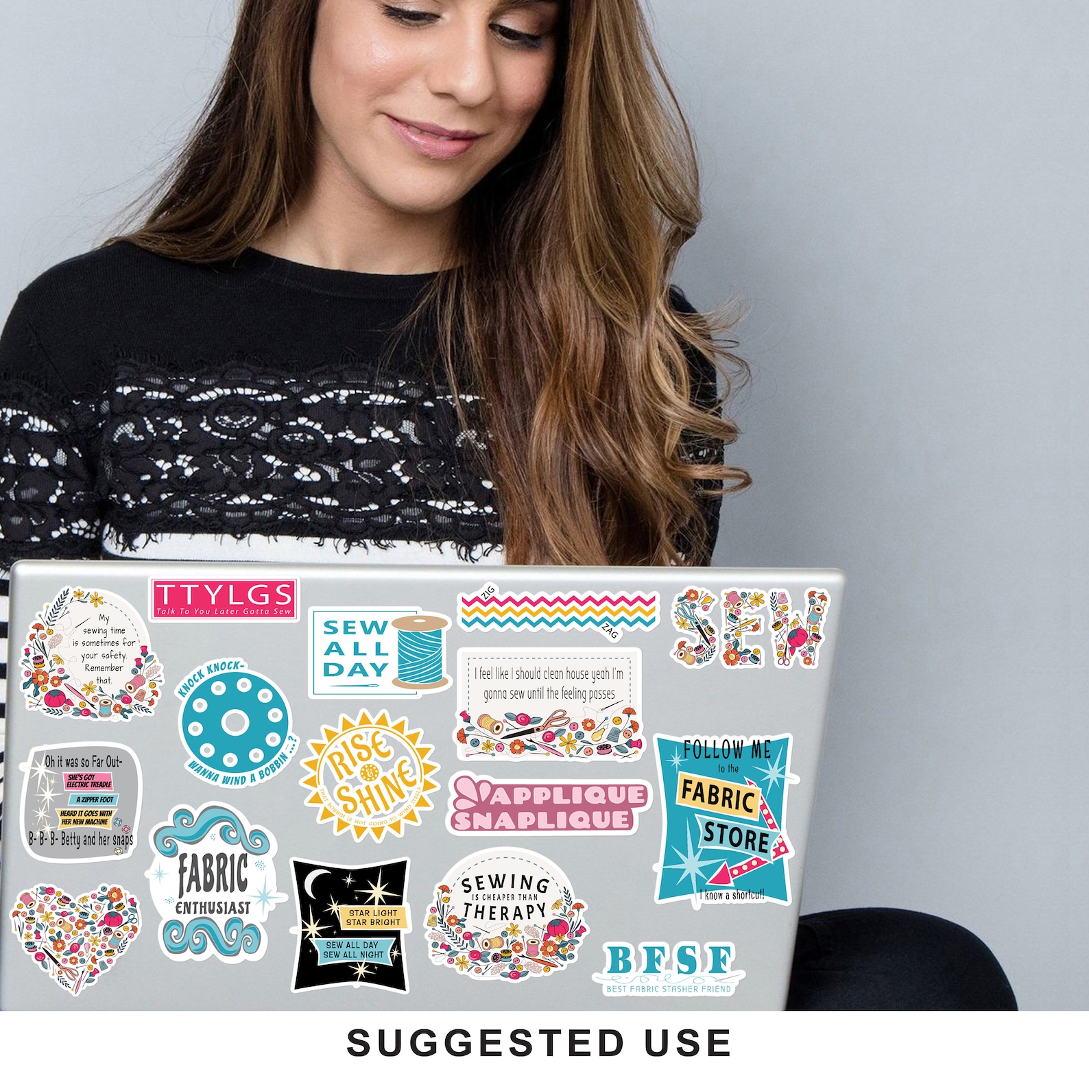 BFSF Bubble-free Sticker Best Fabric Stasher Friend - Etsy