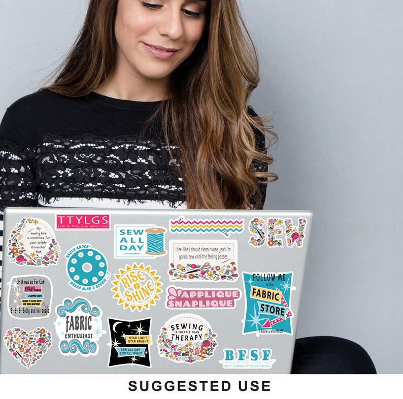 BFSF Bubble-free Sticker Best Fabric Stasher Friend - Etsy