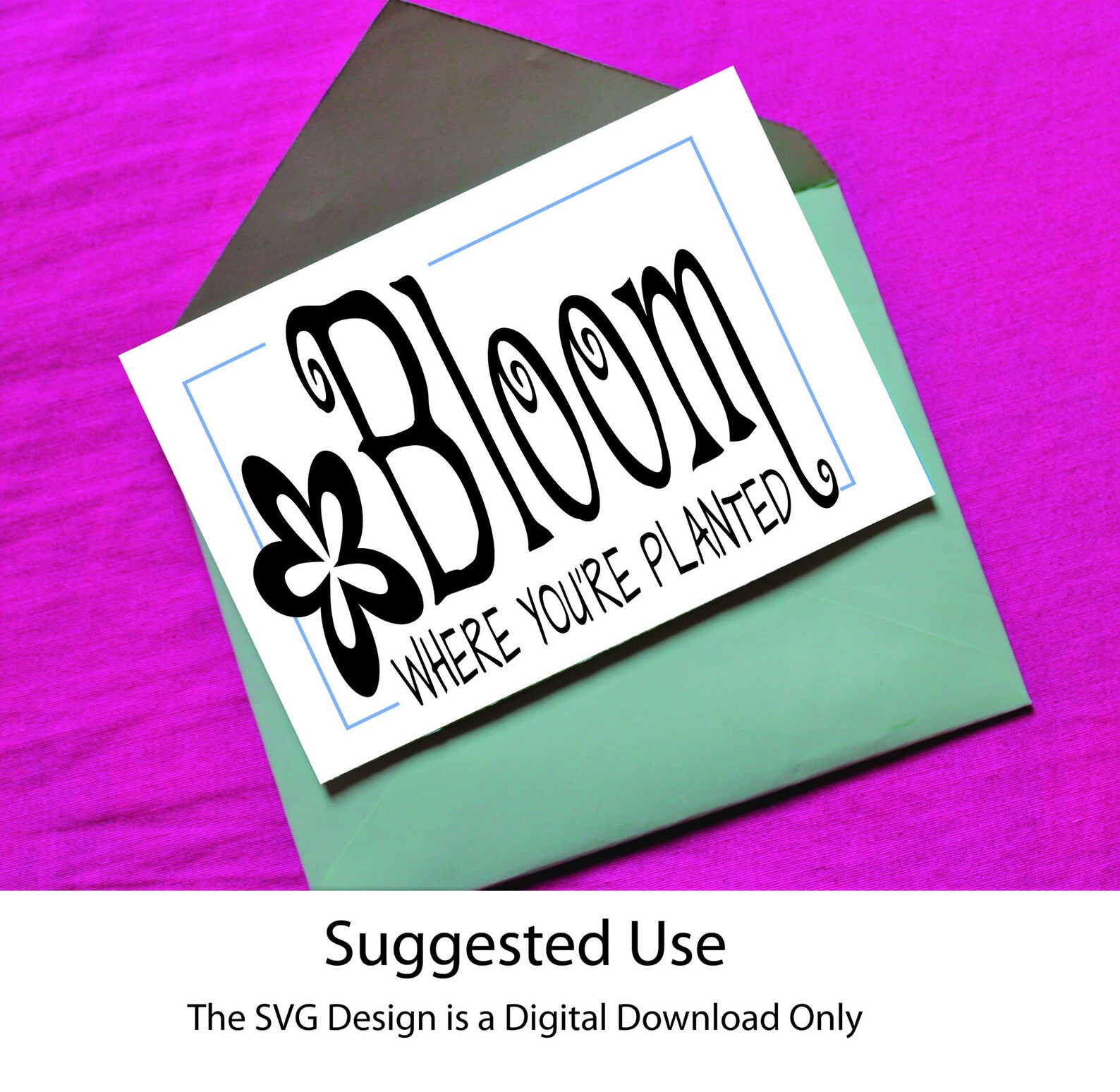 Bloom SVG Vinyl Cutter Cut File for Cricut Silhouette - Etsy