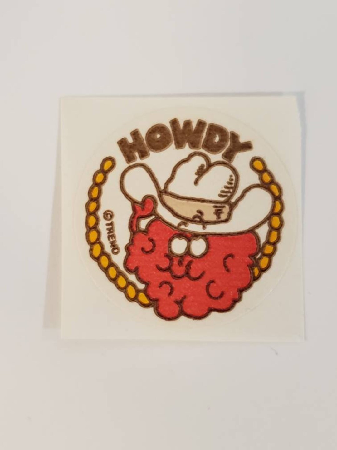 Original Vintage 1980s Trend Sticker howdy Matte, Great Scent, on ...