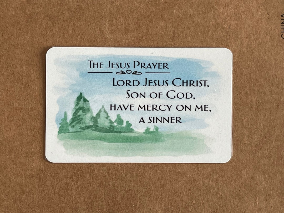 Centuries Old Simple but Powerful Prayer - "the Jesus Prayer" Handmade ...