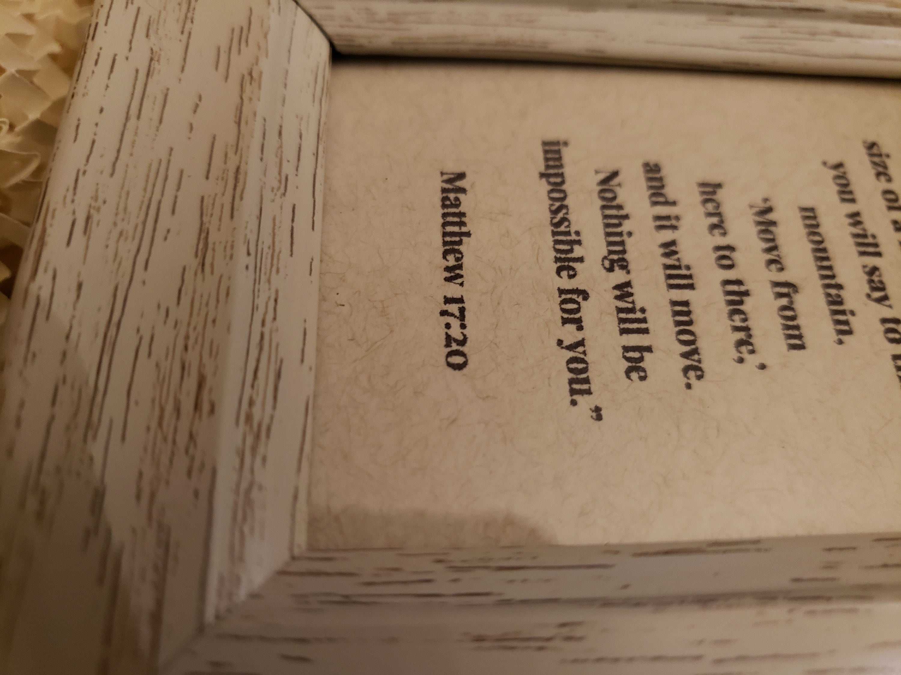 Choose Color One Mini Mustard Seed Frame & Real Mustard Seed, Approx. 3 ...