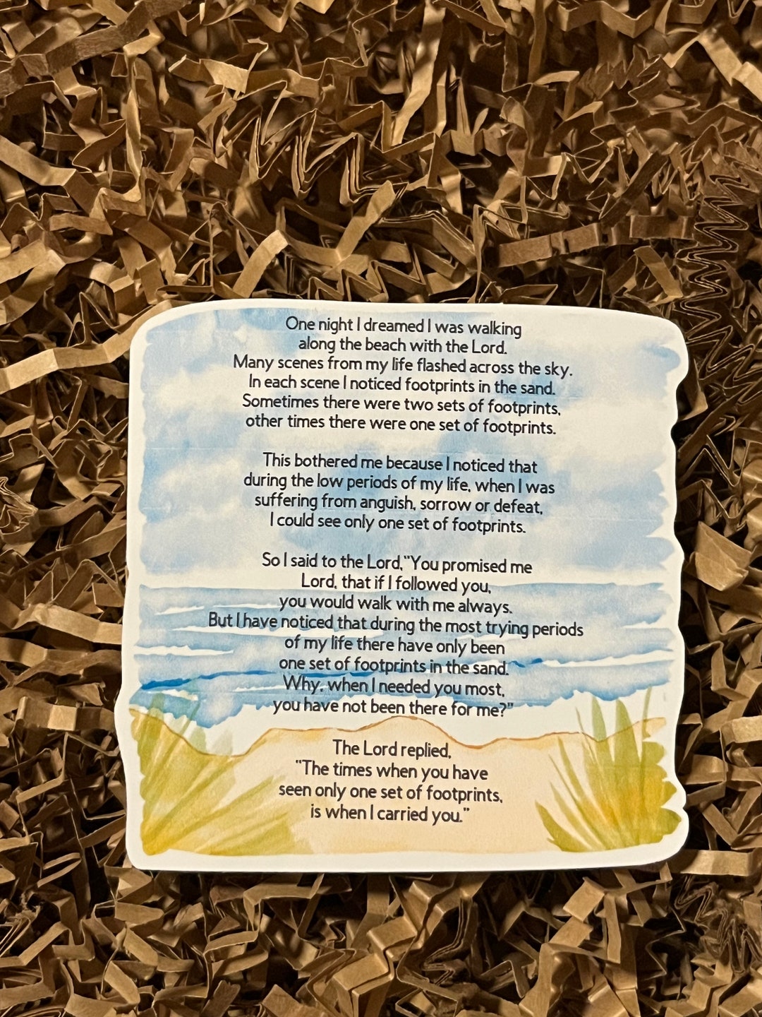 One Vinyl Footprints in the Sand Sticker, Approximately 3" X 3". - Etsy