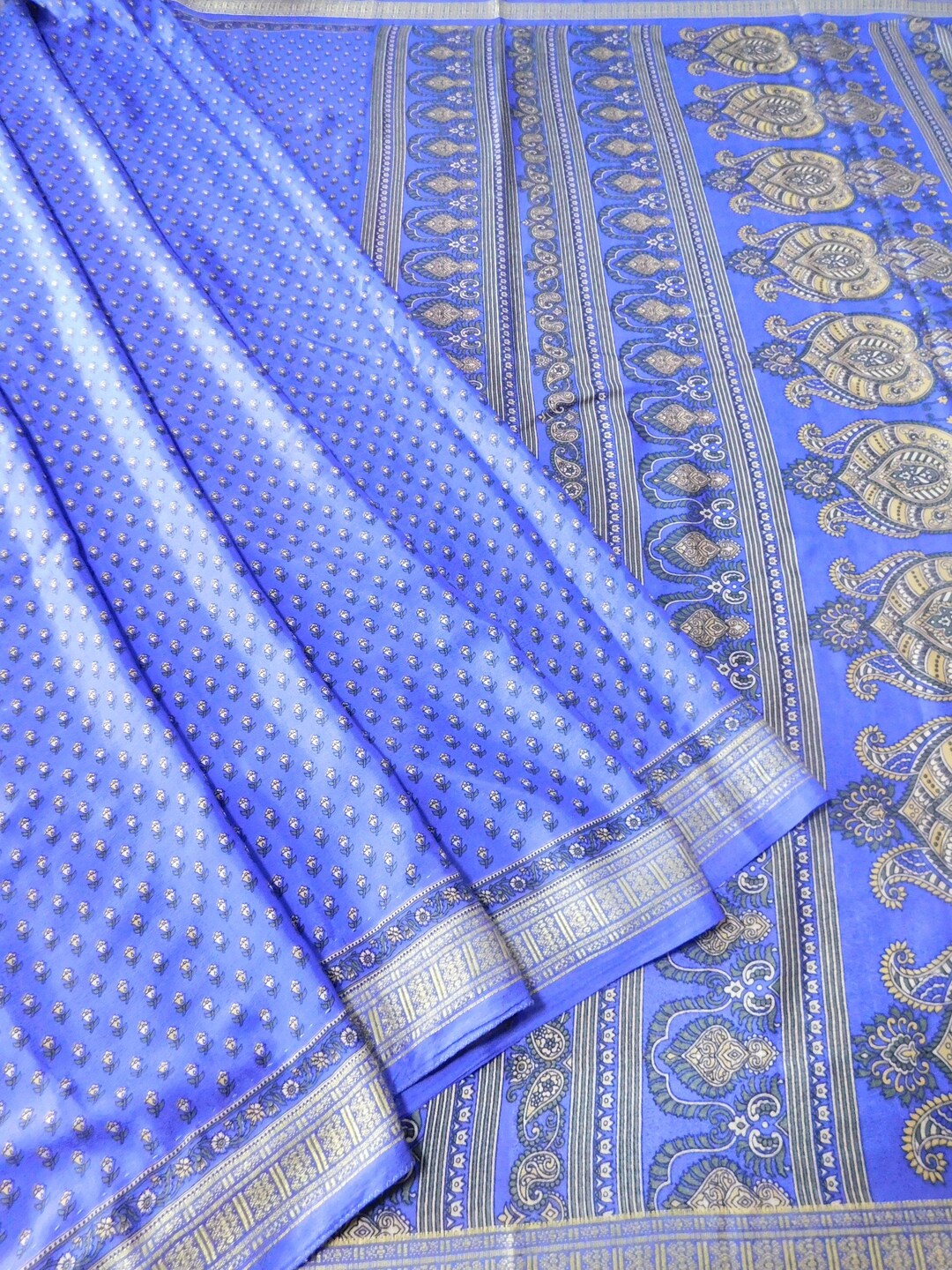 5 Yard Fabric , Silk Fabric, Old Vintage Recycled Used Silk Saree ...