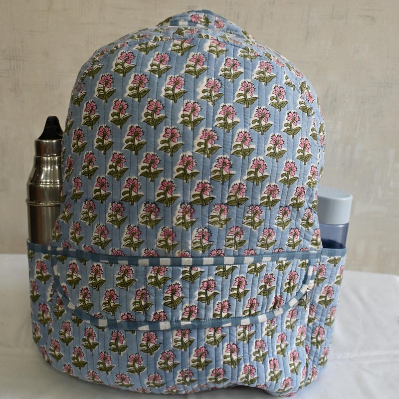 Hand Block Mini Backpack - Etsy UK