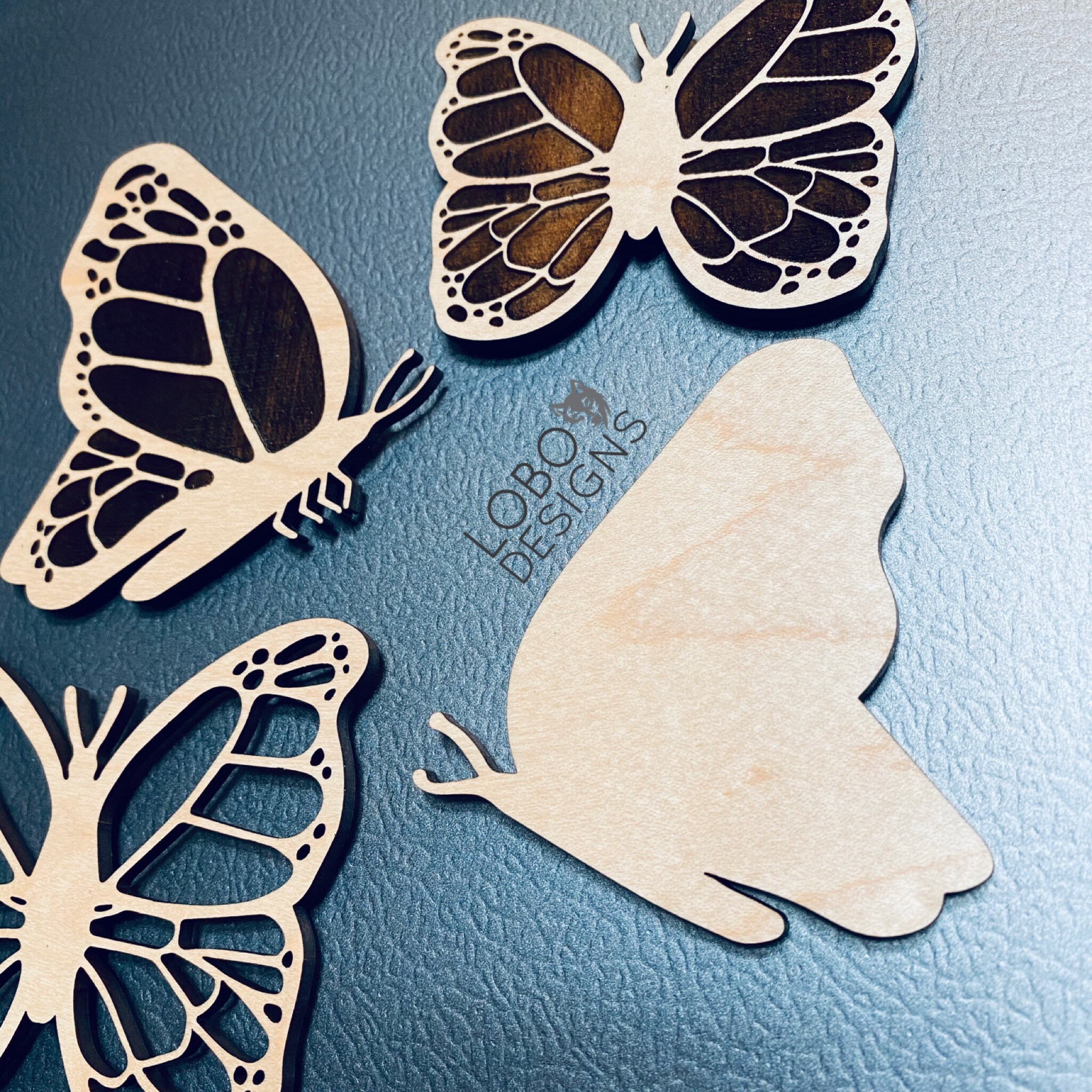 Cut File / Laser File Bundle Set of 8 Hand-drawn Butterfly - Etsy