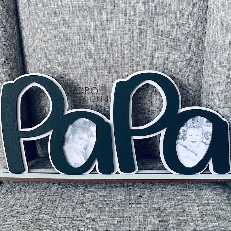 Laser File — Papa Frame W/ THREE Design Options! — Ready to Be Laser ...