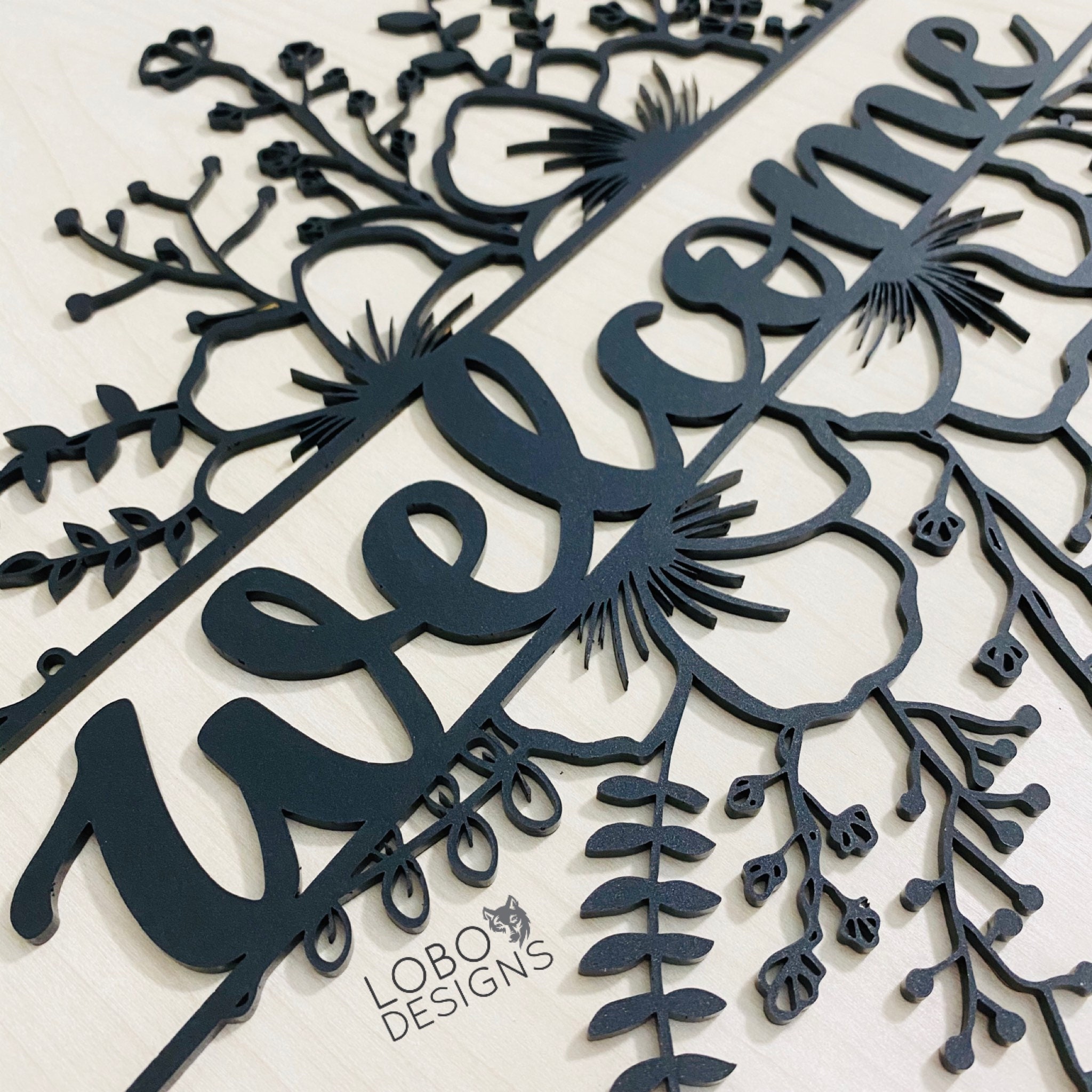 Split Floral SVG, Split Floral File, Floral Cut File, Floral SVG ...