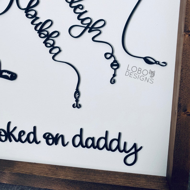 Laser File — Hooked on Daddy + Hooked on Pop Pop Double-design SVG W ...