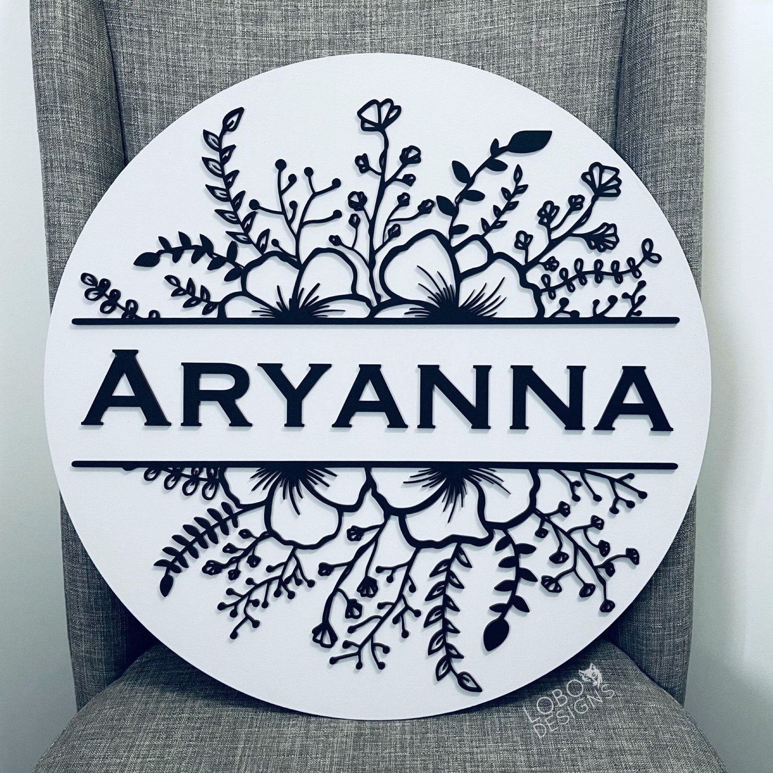 Split Floral SVG Split Floral File Floral Cut File Floral - Etsy