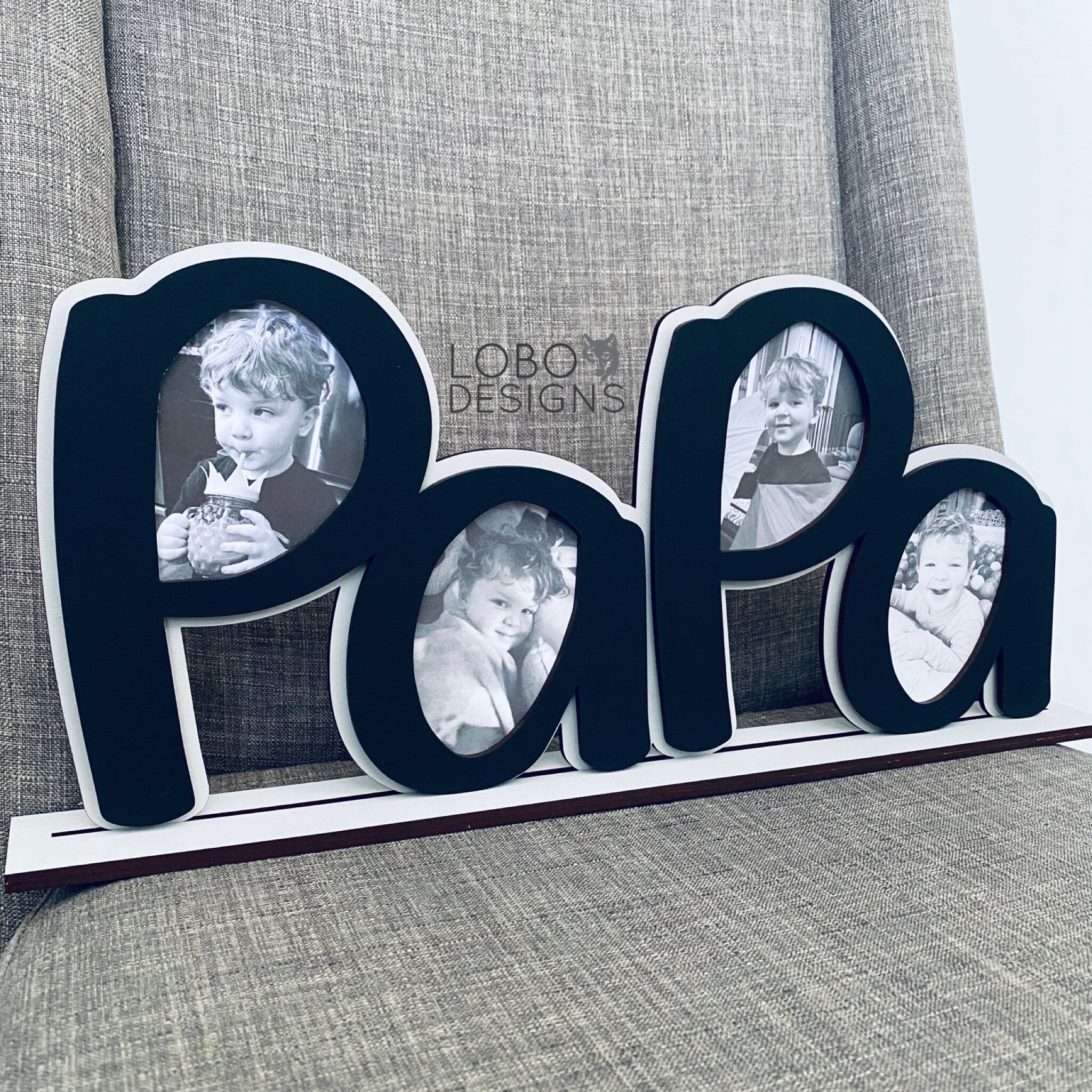 Laser File Papa Frame W/ THREE Design Options Ready to Be - Etsy
