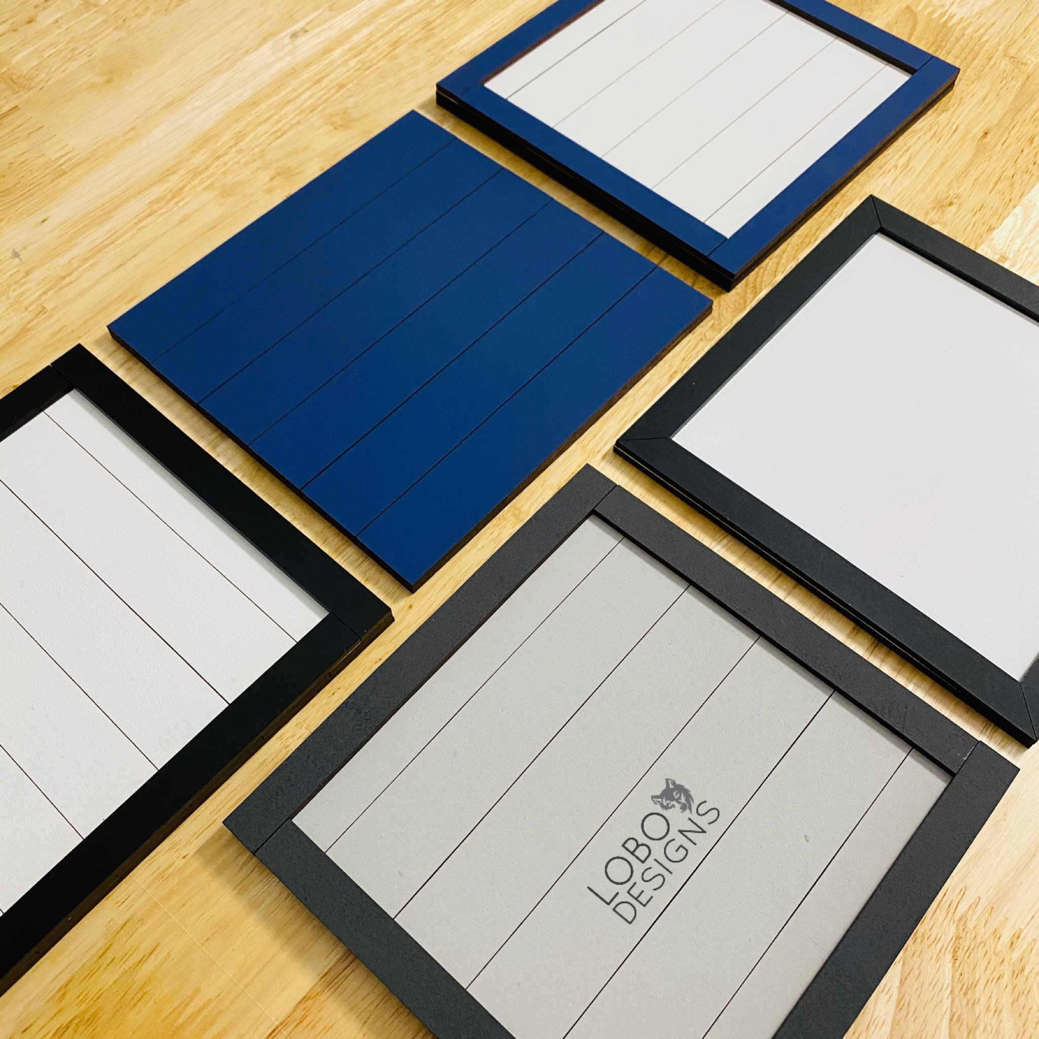 Laser File Mini Shiplap and Solid Backboards With Two Frame | Etsy