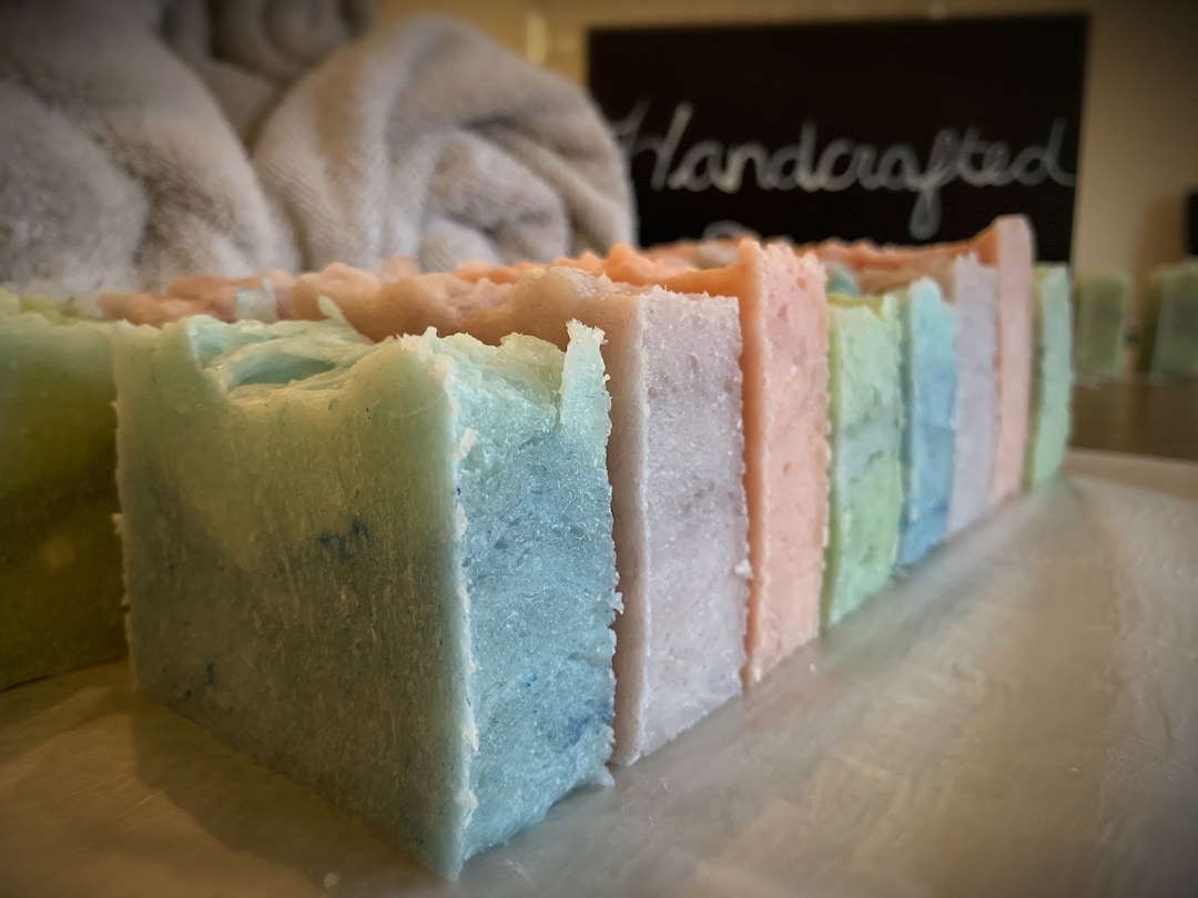 Handcrafted Soaps Handmade Bar Soap Moisturizing Cleanser Beauty Bar ...