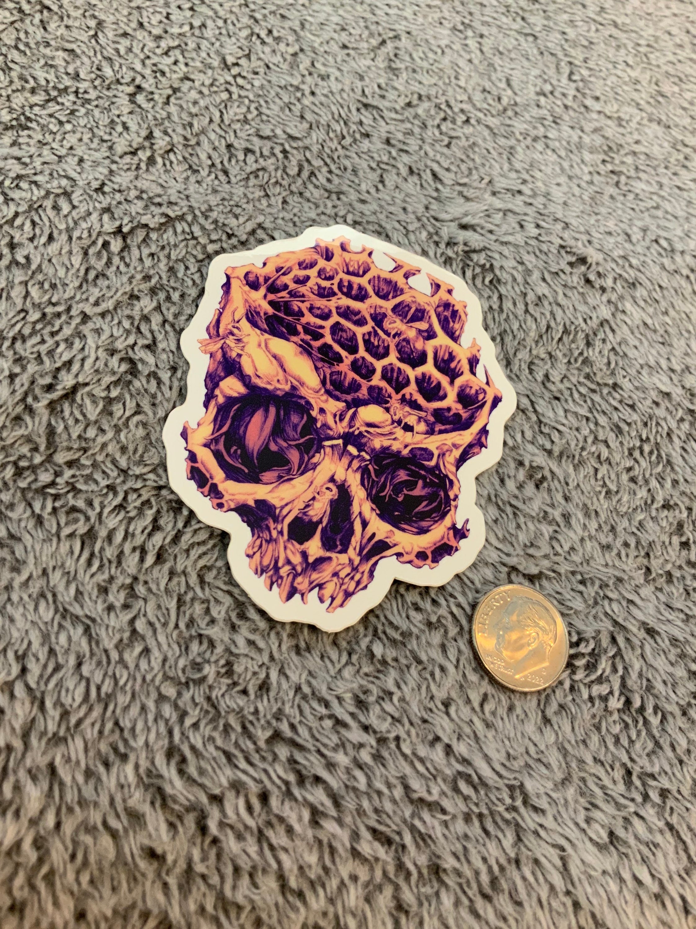 Honey Skull Sticker - Etsy
