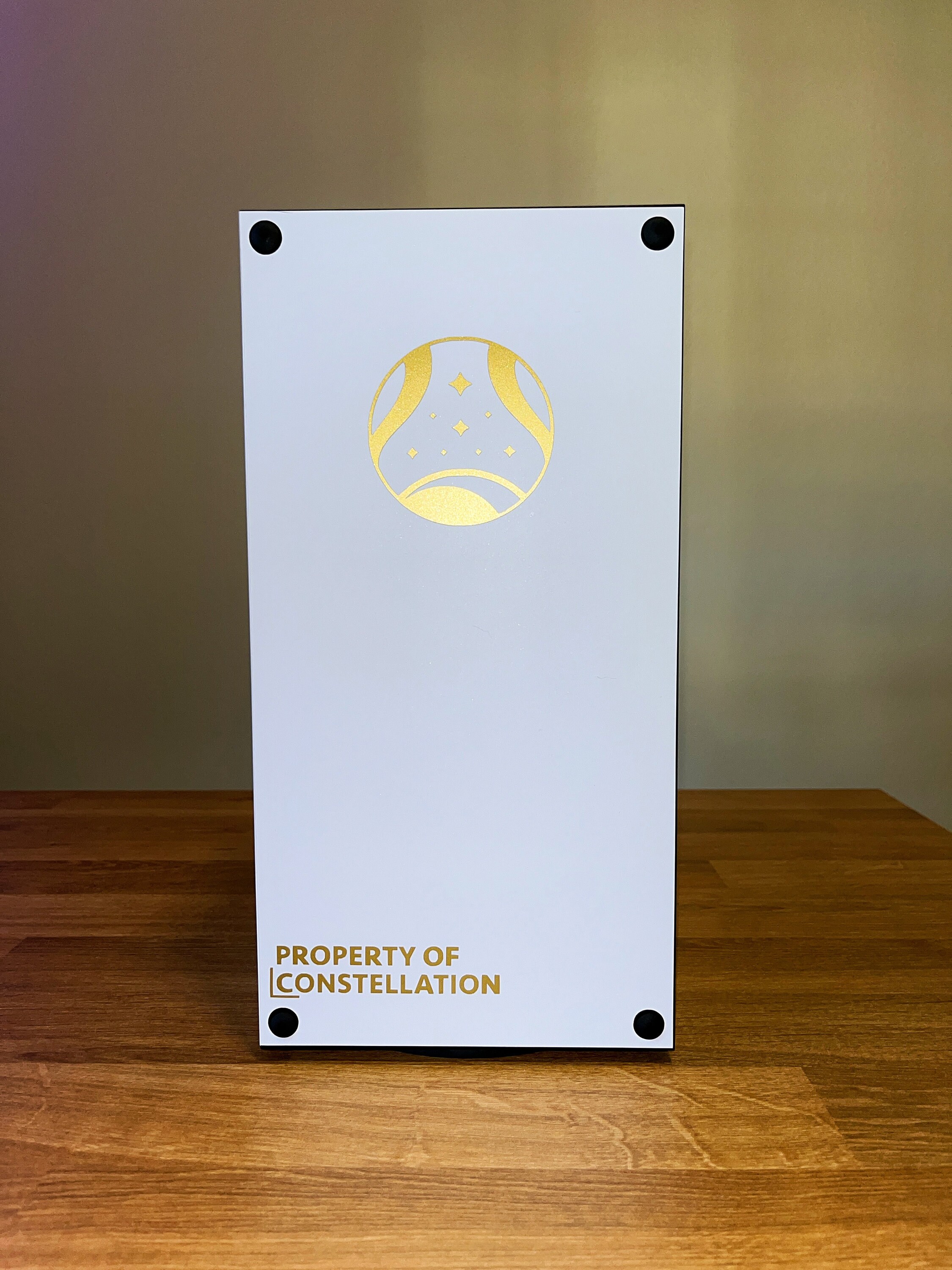 Gold Edition Starfield Vinyl Skin for Xbox Series X | Custom Decals - Etsy