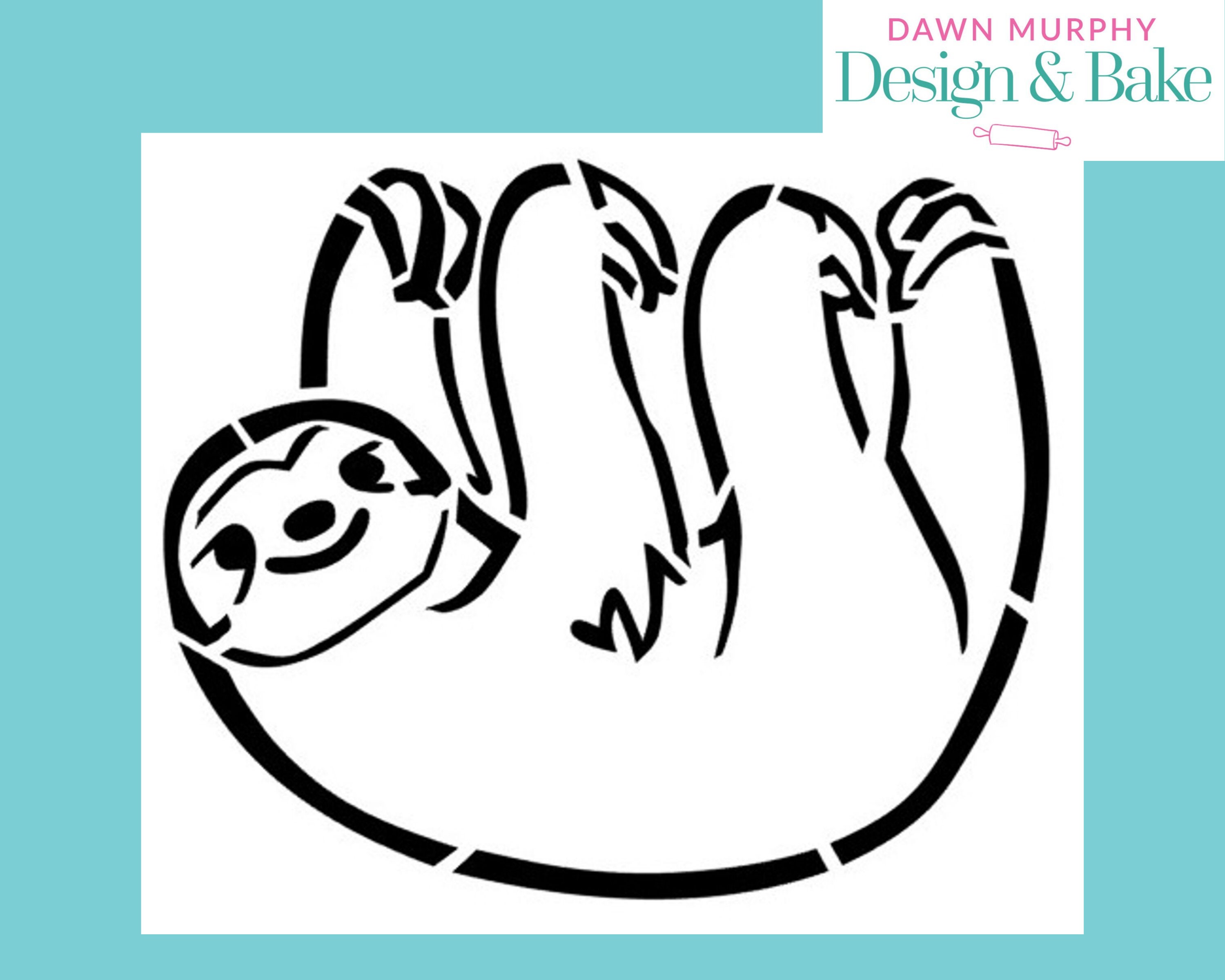 Sloth Stencil