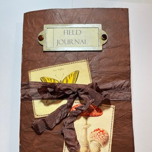 Naturalist Field Journal, Field Notes, Nature Theme, Vintage Style ...