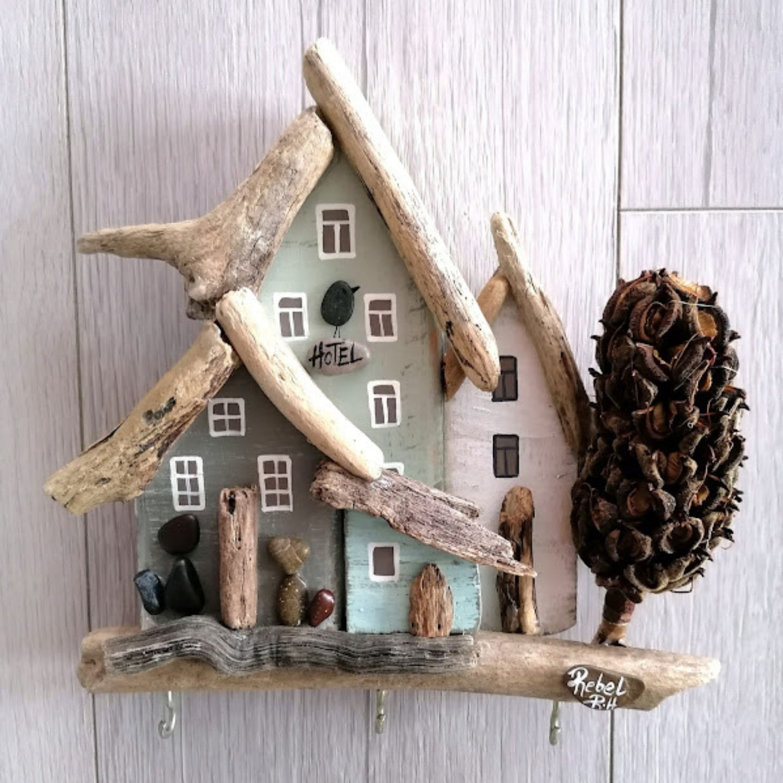 Drift Wood Key Holders, Wall Decor, Home Decor, Key Holder, Wooden Key ...