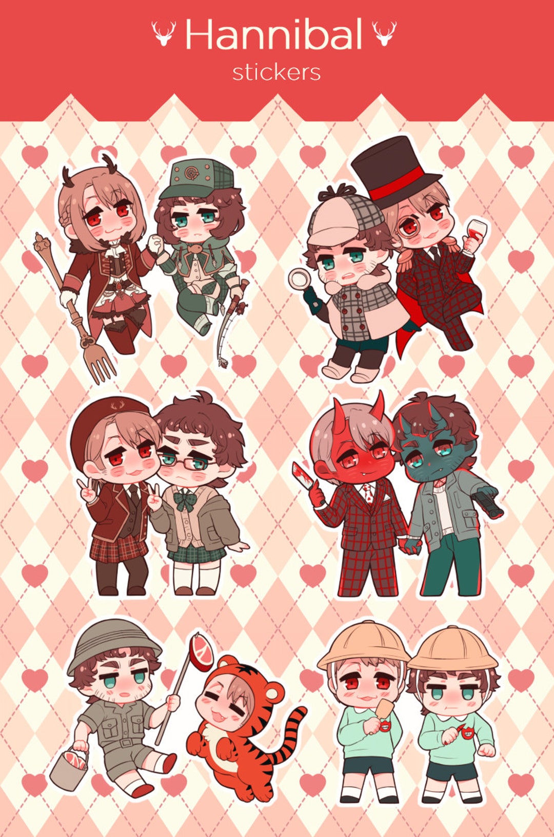 Hannibal Stickers - Etsy