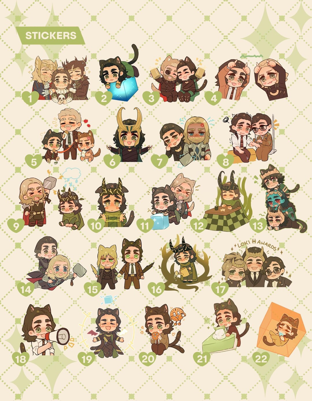Loki Stickers - Etsy