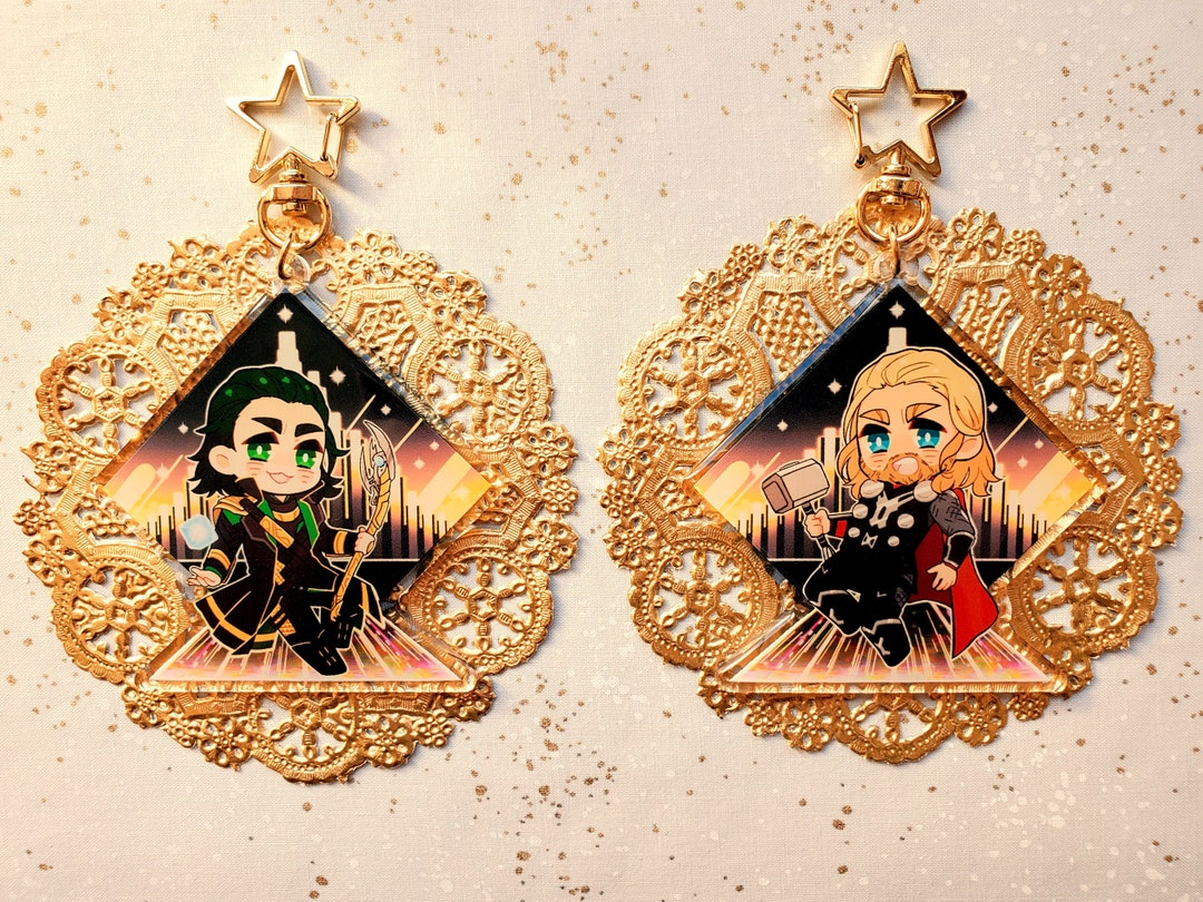 Thor & Loki 3 Inch Charms - Etsy
