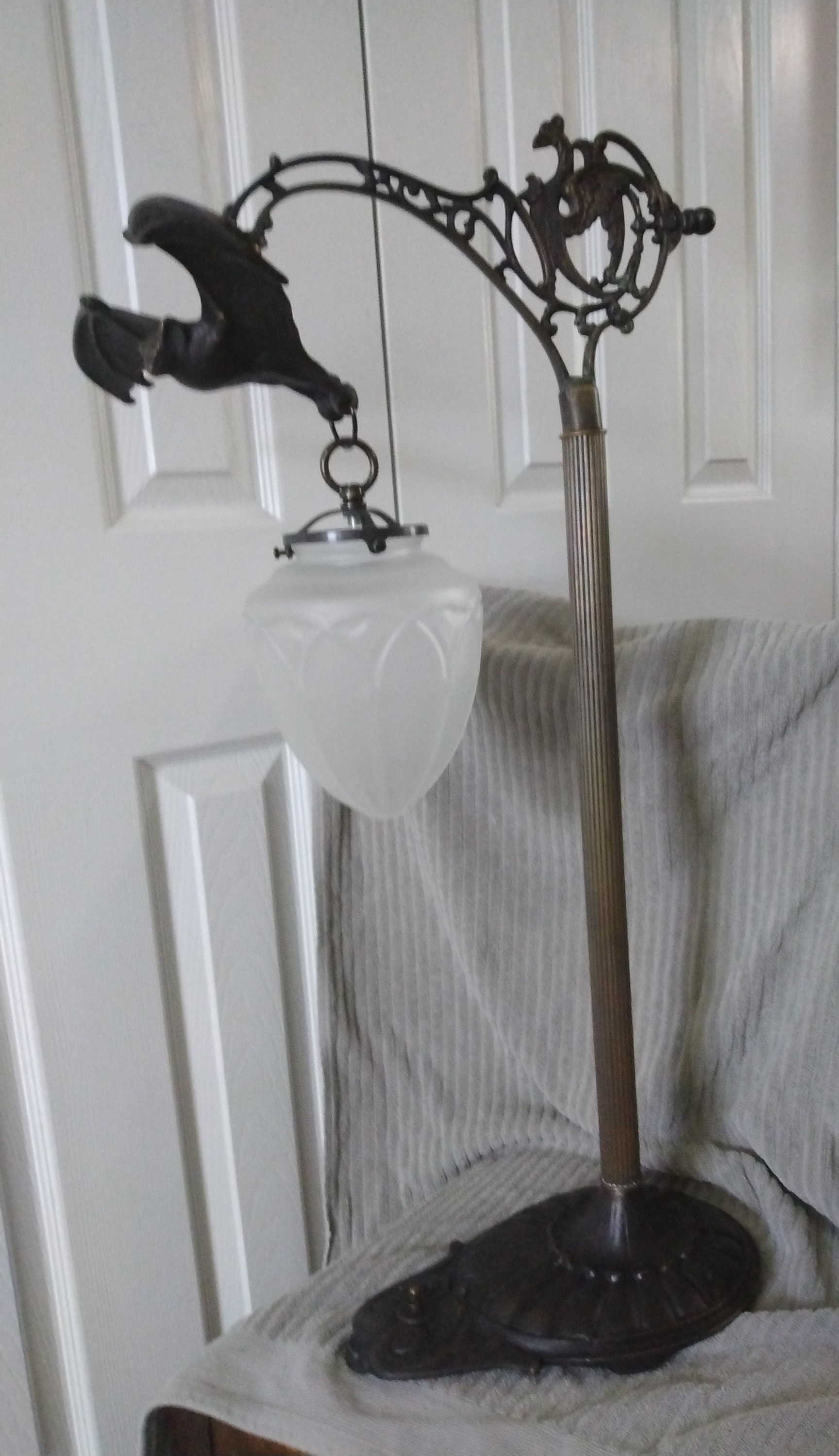 TL Fabulous BAT Gothic Table Lamp Solid Bronze Artist-made USA | Etsy