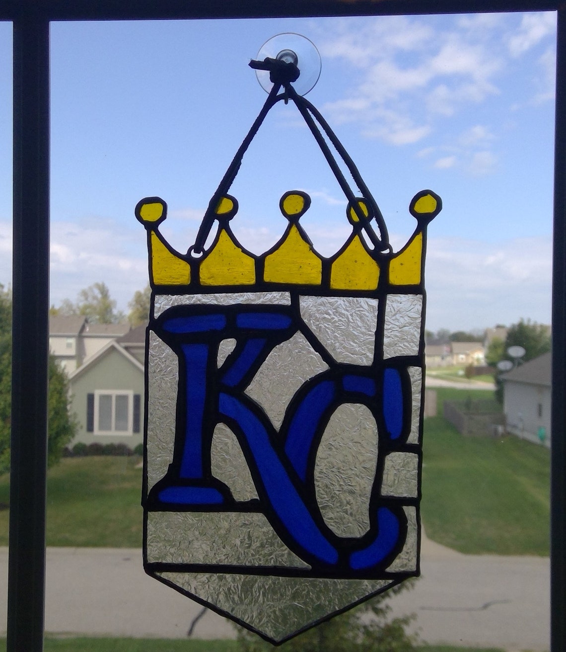 Kansas City Royals Stained Glass Crown - Etsy