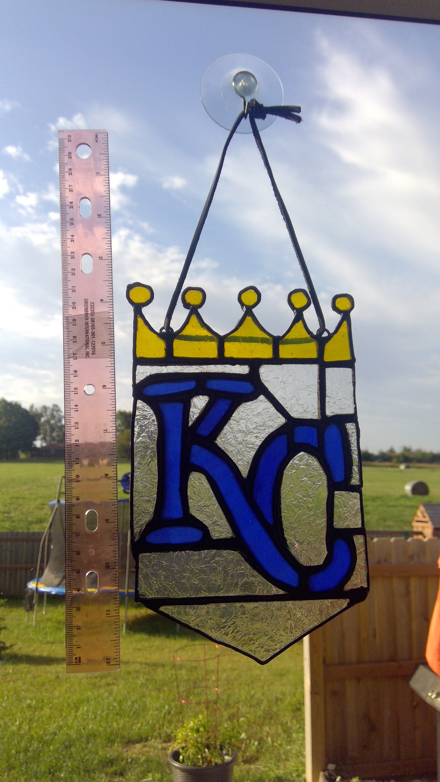 Kansas City Royals Stained Glass Crown - Etsy