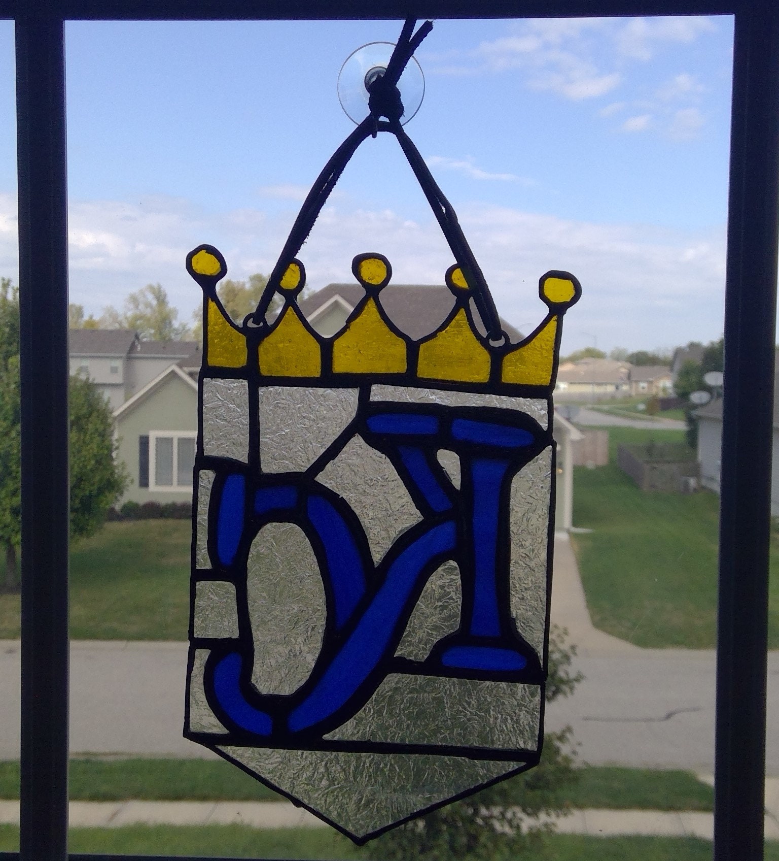 Kansas City Royals Stained Glass Crown - Etsy