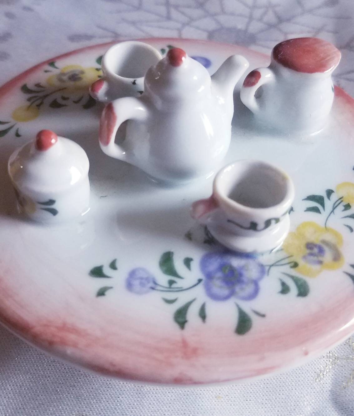 Andrea by Sadek, Teapot With Its Own Tea Setting on the Top - Etsy