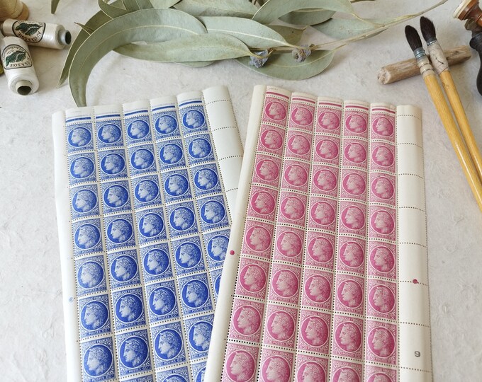 Old Stamp Sheets. - Etsy