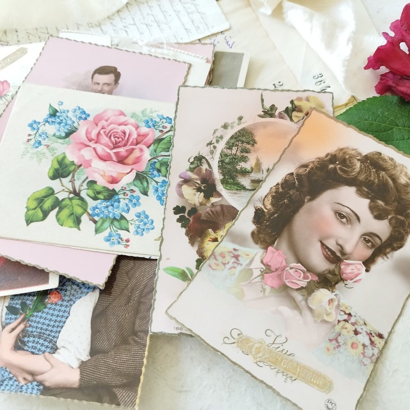 French Postcards - Etsy