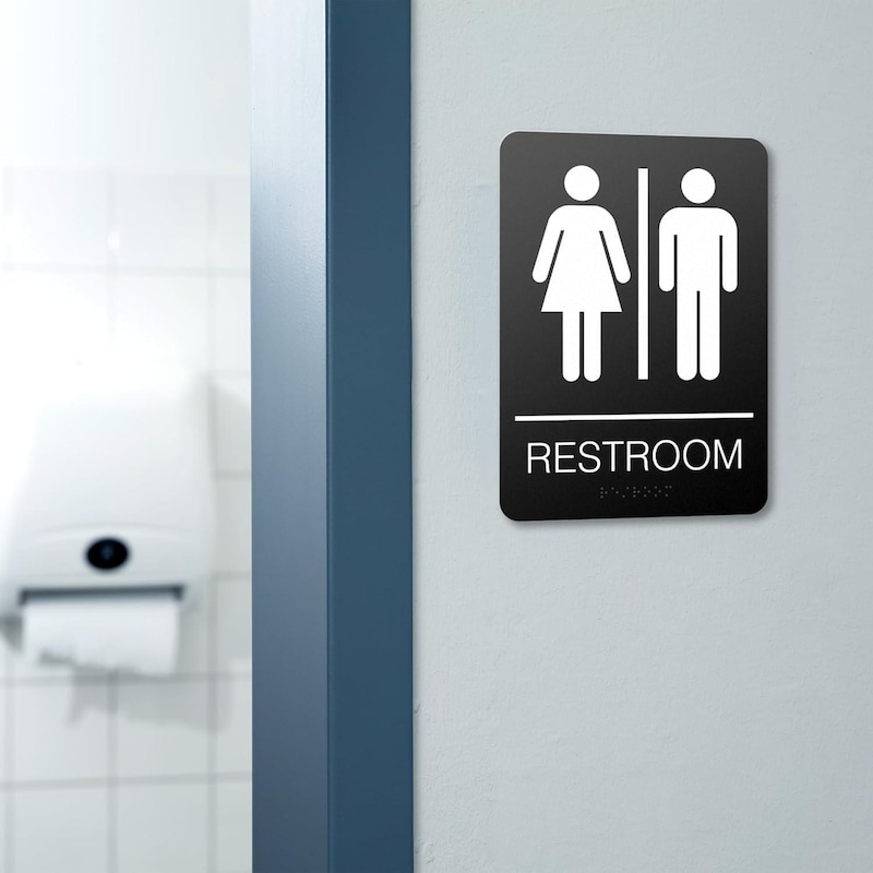 Unisex Bathroom Signs - Etsy