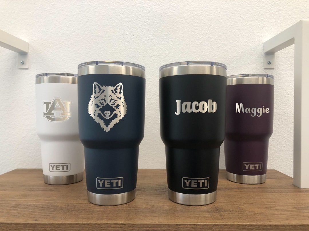 Custom Engraved YETI Rambler 30 Oz, Vacuum Insulated, Stainless Steel ...