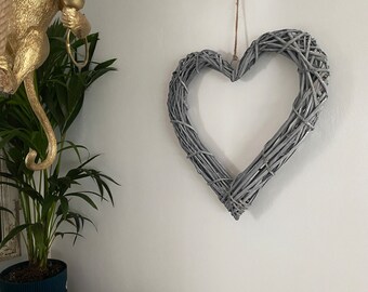 Wicker Heart - Etsy UK