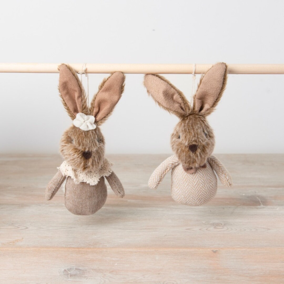 Flopsy and Mopsy Easter Bunny Hanging Decorations - Etsy