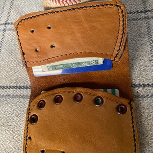 Spalding Baseball Glove Bifold Wallet Card Holder - Etsy