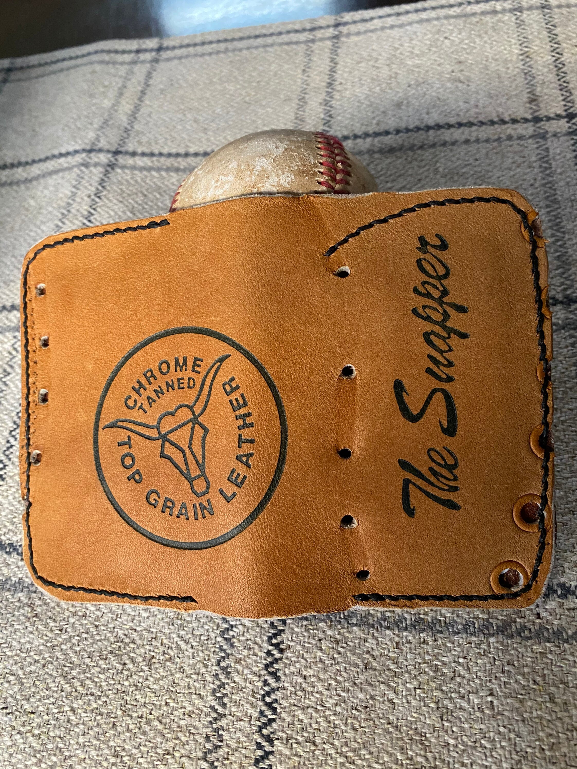 Spalding Baseball Glove Bifold Wallet Card Holder - Etsy