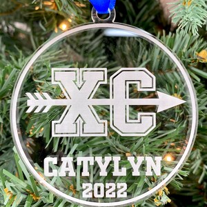 Cross Country Ornament | Personalized Sports Ornament | Team Gift ...