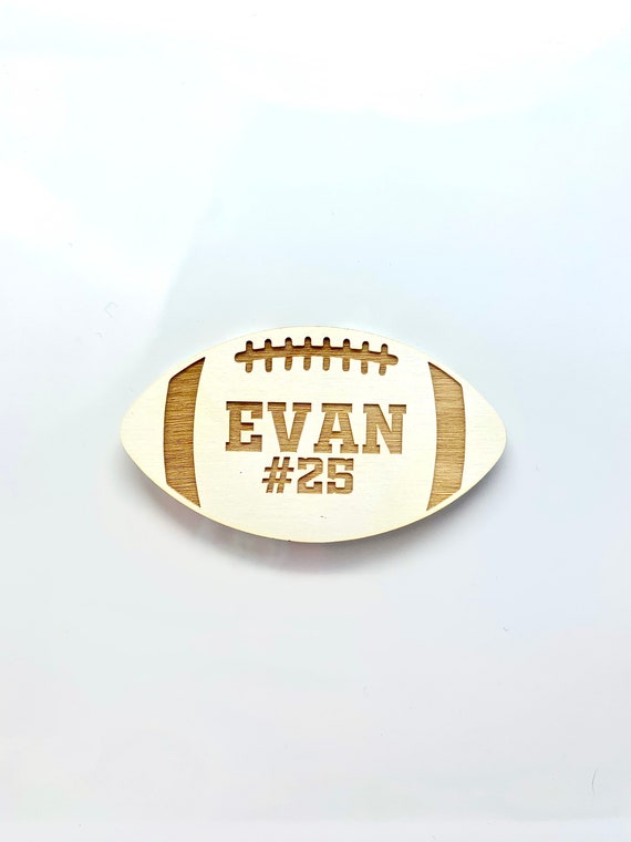 Football Magnet Custom Football Player Magnet Gift for - Etsy