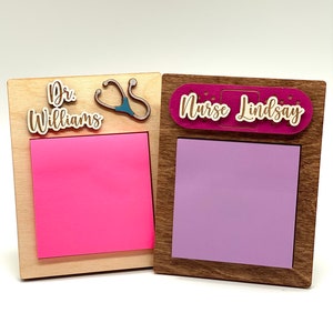 Nurse Sticky Note Pad Holder Gift | Doctor Note Pad Holder Gift ...