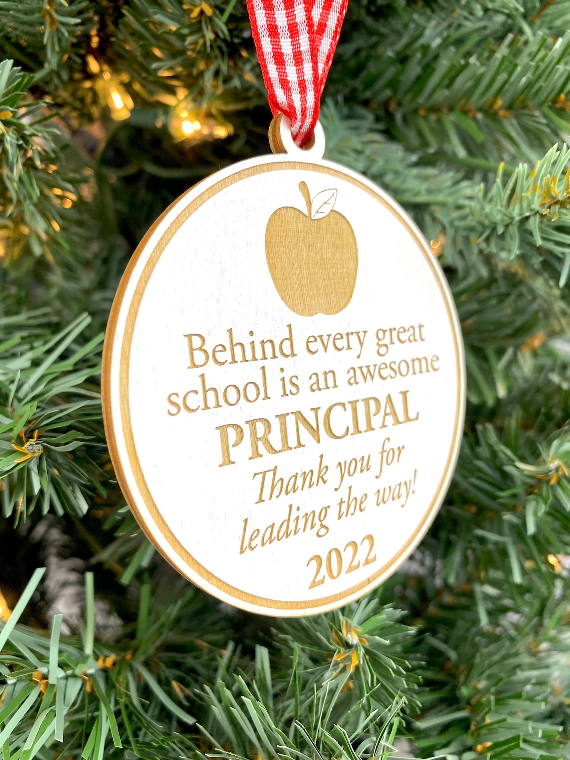 Principal Ornament School Ornament Student Ornament 2022 - Etsy