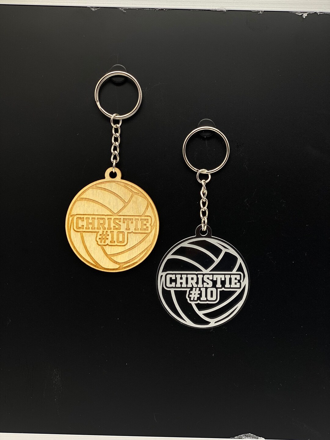 Volleyball Keychains | Personalized Sports Keychains | Team Gift ...