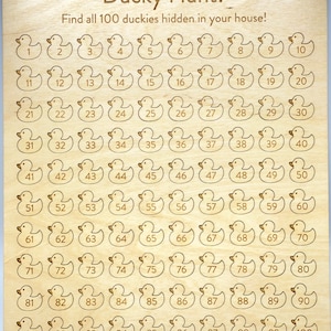 Duck Hunt | Ducky Hunt 50 or 100 Piece Numbered Rubber Ducky Puzzle | Duck Prank | Tiny Ducks ...