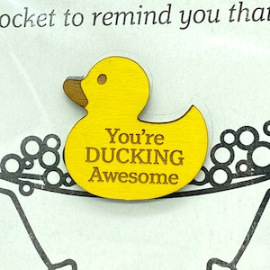 Pocket Duck | You’ve Been Ducked | You’re Ducking Awesome - Etsy
