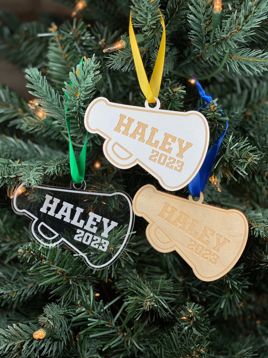Cheerleading Ornament | Cheer Ornament | Personalized Sports Ornament ...
