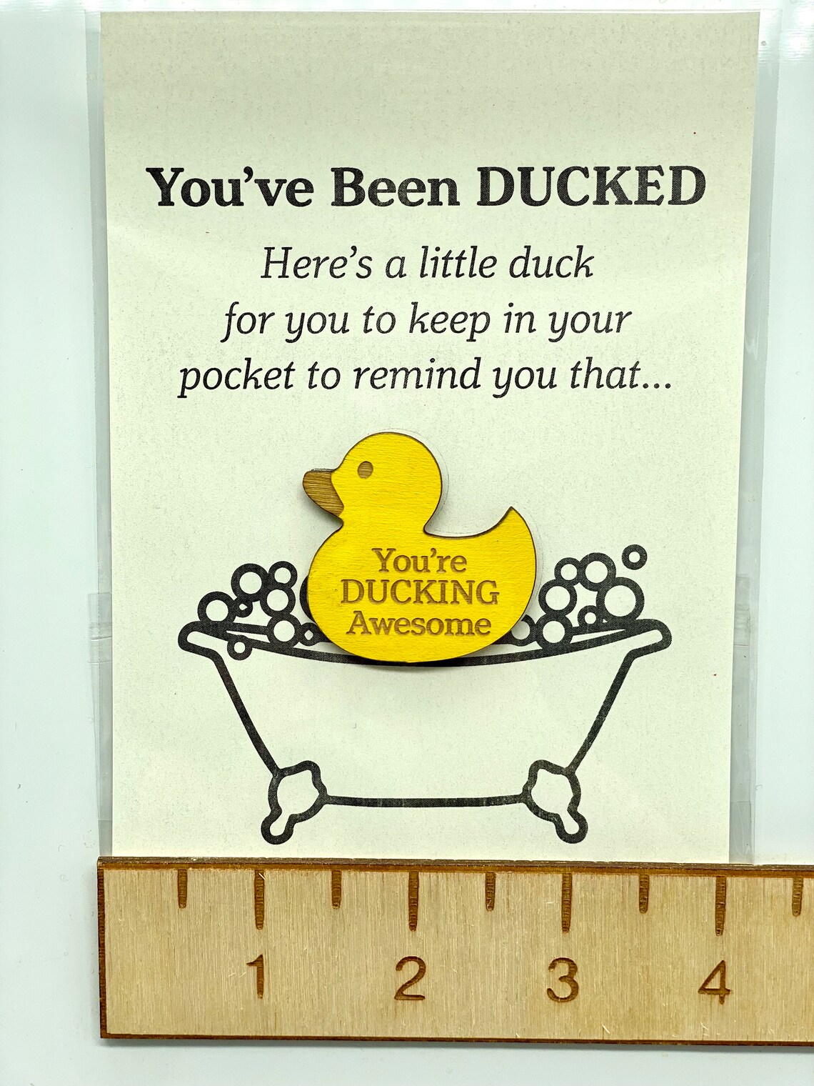 Pocket Duck | You’ve Been Ducked | You’re Ducking Awesome - Etsy