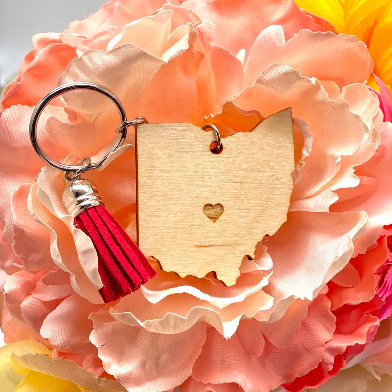 Buckeye Keychain - Etsy