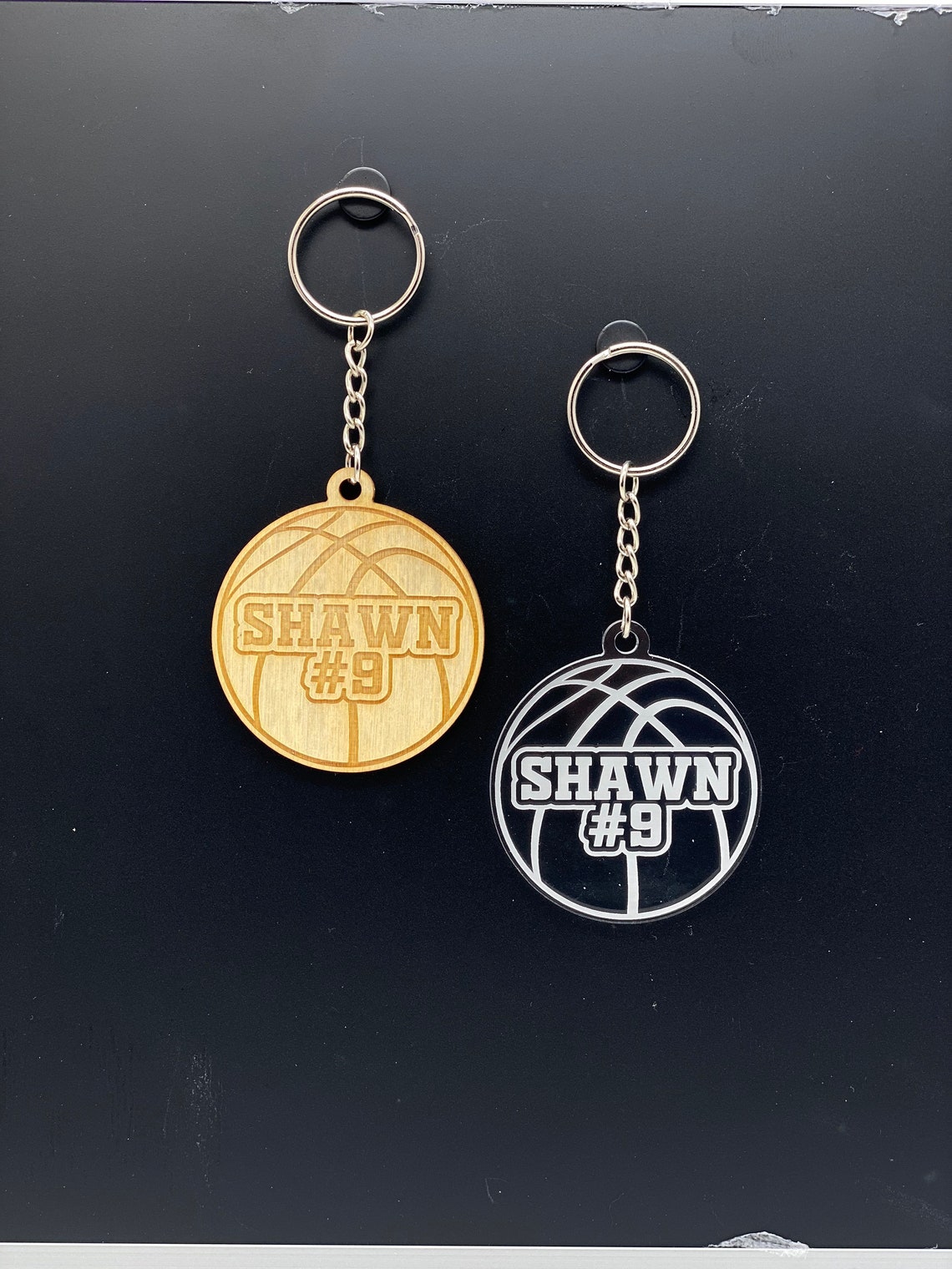 Basketball Keychains Personalized Sports Keychains Team - Etsy