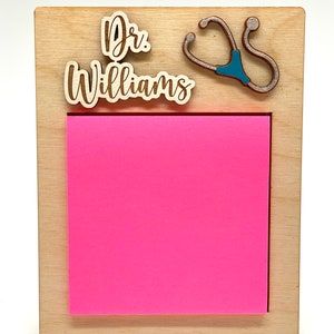 Nurse Sticky Note Pad Holder Gift | Doctor Note Pad Holder Gift ...